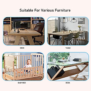 SUPPA Baby Proofing,6.6ft Edge Protector Strip Clear,Soft Corner Protectors with Pre-Taped Strong Adhesive,Edge Protectors for Furniture Against Sharp Corners of Tables, Cabinets,Drawers