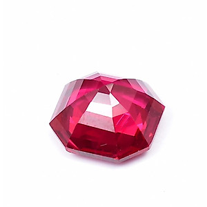 6.95 Ctw Flawless Mozambique Pigeon Blood Red Ruby Radiant Cut Gemstone GIT Certified Beautiful and Luster Making Jewelry & Ring Product