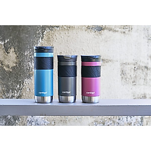 Contigo Byron 2.0 Thermo Mug, Stainless Steel Insulated Mug with Snapseal Closure, Coffee Mug to go, 100% Leak Proof, Dishwasher Safe lid, BPA Free, Keeps Warm up to 6 Hours, 470 ml