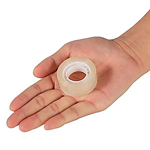 Minghaoda 12 Rolls Clear Tape Refills Roll Transparent Tape Refill Rolls for Office, Home, School, 3/4-Inch x 1000 inch