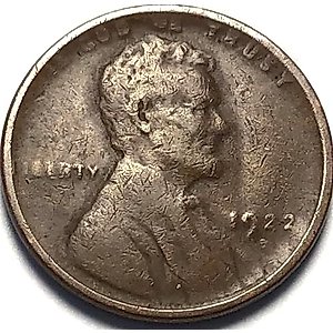 1922 D Lincoln Wheat Cent Weak D Penny Seller Fine