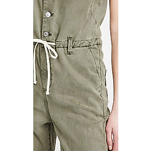 PAIGE Women's Christy Utility Jumpsuit, Vintage Ivy Green, 2