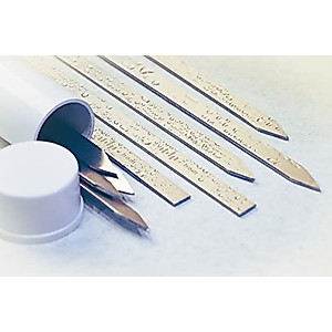 + HOM 8 Kebab 1/2" Wide Flat Skewers, Stainless Steel, No-Wood Handle, Shish, Adana Kabob, Carrying Case