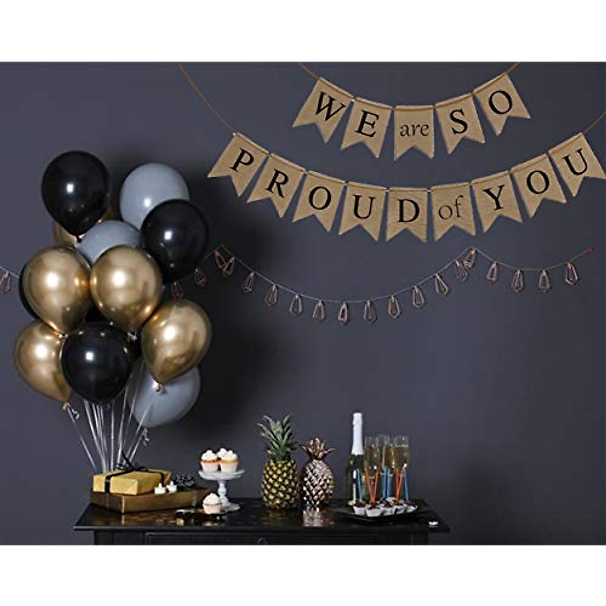 JeVenis We Are So Proud of You Banner Graduation Banner Congratulations Banner Graduation Party Decorations Graduation Commencement Decoration