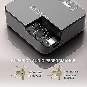 Cubilux USB C to Guitar Adapter, Type C to Bass Guitar/Keyboard/Digital Piano Converter Compatible with iPhone 15+/15 Pro Max, iPad Pro/Air 5 4, Samsung S24/S23/S22/S21, Tab S8/S7/S6, Pixel 8/7/6 Pro