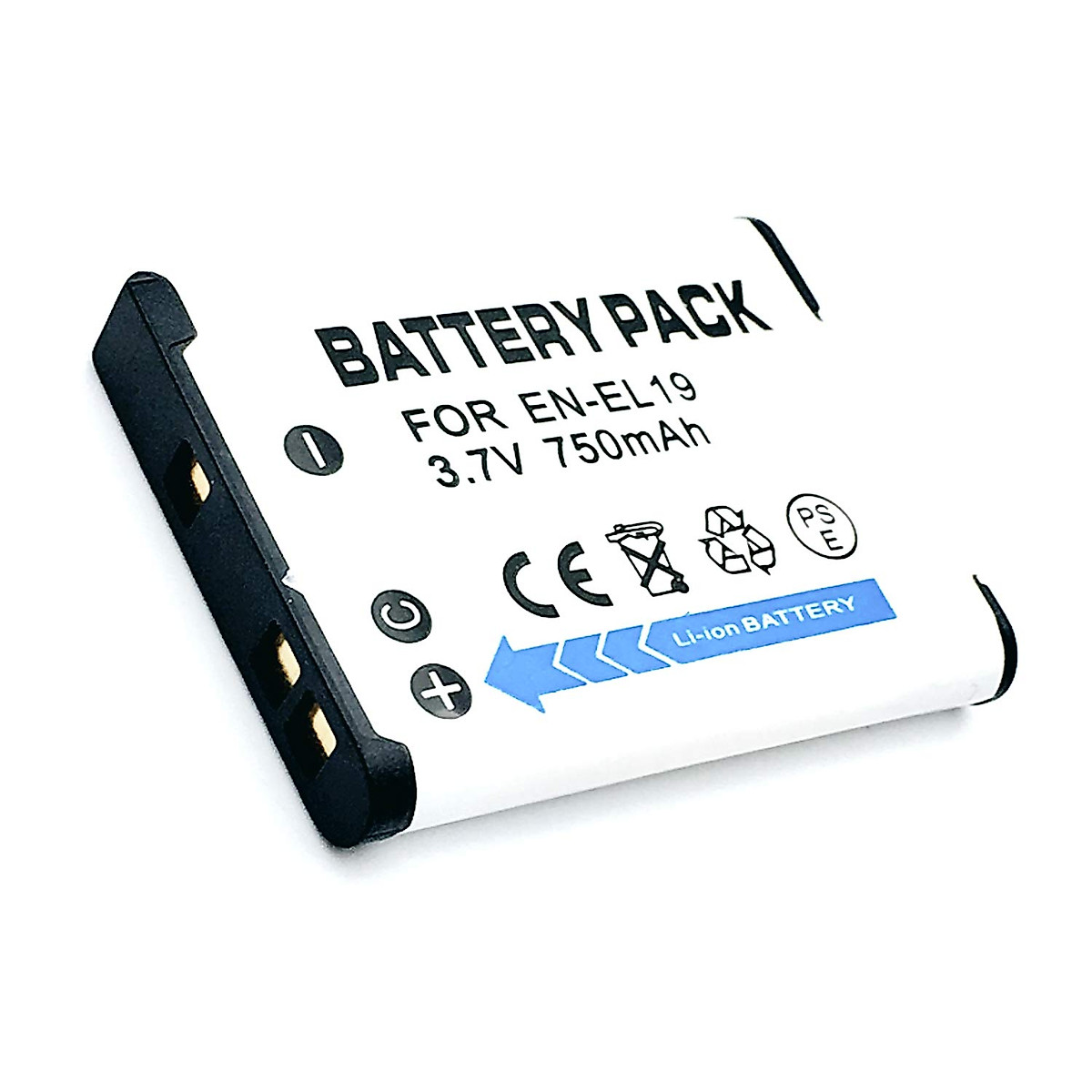 Battery and LCD USB Battery Charger for Nikon Coolpix S6800, S6900, S7000 Digital Camera