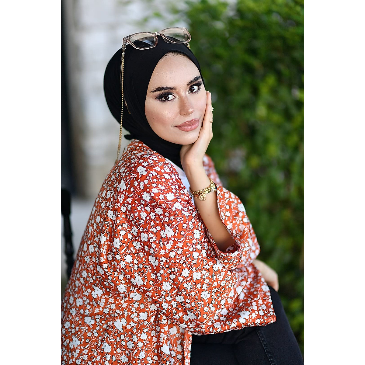 para life Snap Hijab-Turbans For Women-Hijab For Women|Hair Wraps-Head Wraps For Women|Hijab Undercap-Caps-Instant Hijab (Black)