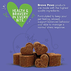 Calming Chews for Dogs Anxiety | Puppy & Dog Anxiety Relief Treats with Natural Souroubea | Calm Aid During Stress, Thunder, Storm, Separation, Car Travel, Motion, and Fireworks | Beef Flavor