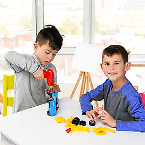 Play22 30 Pcs Take Apart Racing Car Toddler Toys Set - Build Your Own Car with Drill, Engine Sounds & Lights - Toy Car Constructions Set Stem Building Learning Education Toys for Kids Ages 3+ Years