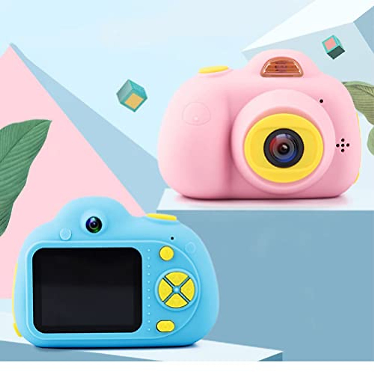 Generic Kid Camera Set Mini Digital Camera Child Sports Camera Toys Video Recorder Kid Birthday Gifts Photography Props for Boy Girl ( Pink )