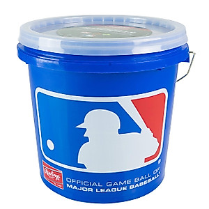 Rawlings | GAME USE Baseballs | Youth/12U | Game/Practice Use | Bucket , 28 oz, white, 24 Count(Pack of 1)