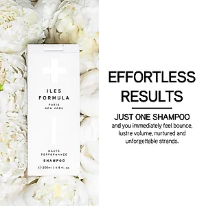 ILES FORMULA Haute Performance Sulfate Free Shampoo - Deep Cleanse, Volumize and Detangle + Stops Hair Breakage, Color & Extension Safe - For All Ages & Hair Types, 6.8 Fl Oz (200 ML)