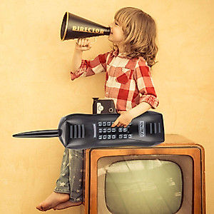 2 Packs Inflatable Mobile Phone Inflatable 80's Retro Mobile Phone Party Decoration Theme Props Fancy Dress Accessory 30 Inches