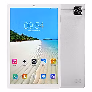 Jectse 10.1 Inch Tablet, 4GB RAM 64GB ROM 10 Core Tablet with 8MP 13MP Camera, 8000mAh 2.4G 5G WiFi Tablet Computer for 11, Silver