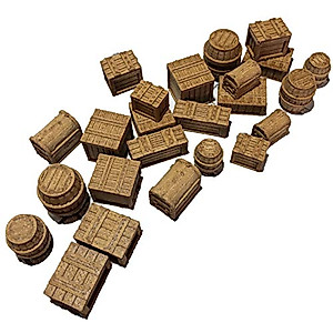 Extruded Gaming Crates Barrels and Chests