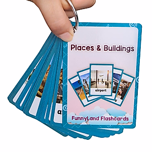 30PCS/Set Places&Building Kids Gifts English Flash Cards Pocket Card Educational Learning Baby Toys for Children Pre-Kindergarten