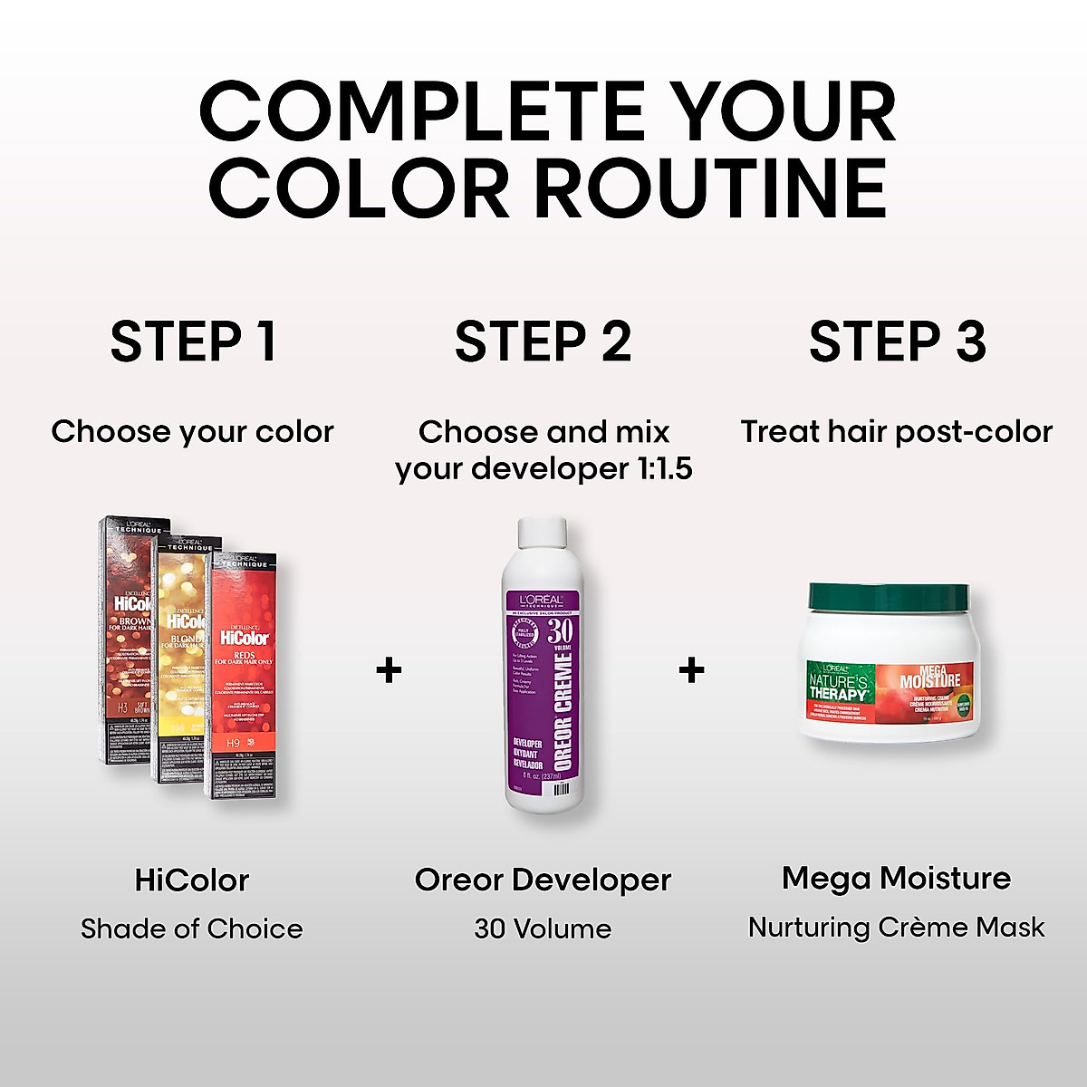 L'Oréal Technique HiColor Reds Permanent Hair Color | Lifts Dark Hair in One Step | No Brassiness | Rich, Smooth Creme Formula | Intense, Long-Lasting Color | Sizzling Copper
