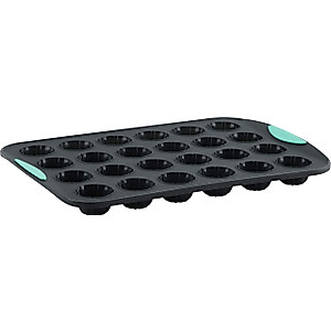 Trudeau Bakeware Cupcake Pan, 24-Count, Mint