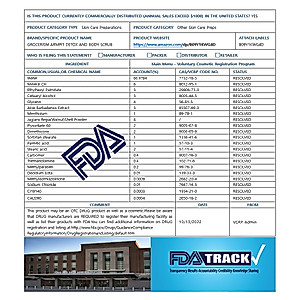 Armpit Detox and Body Scrub 8.8oz || with Peppermint and Aloe Vera for Odors Removing, Exfoliating, Moisturizing, Smoothen and Tighten, for Legs, Knee, Feet, Hands Whole Body