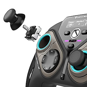 Turtle Beach Stealth Pivot Wireless Smart Game Controller Officially Licensed for Windows PC – Rotating Modules, Display Dashboard, Hall-Effect Sticks, Remappable Buttons, Bluetooth, 20-Hour Battery