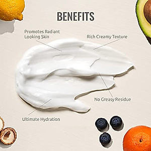 NATURE WELL 2.0 Vitamin C Brightening Moisture Cream for Face, Body, & Hands, Visibly Enhances Skin Tone, Helps Improve Overall Texture & Provides Lasting Hydration, 16 Oz