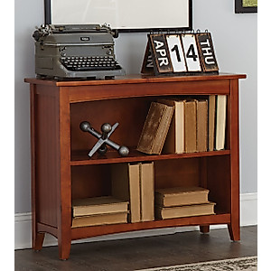 Alaterre Shaker Cottage Bookcase, Two Shelf, Cherry