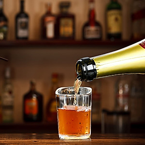 PARACITY 6-Pack Shot Glasses Set, Cool Shot Glasses 2 oz, Tequila Shot Glasses with Heavy Base, Gift for Men, Father's Day Gift