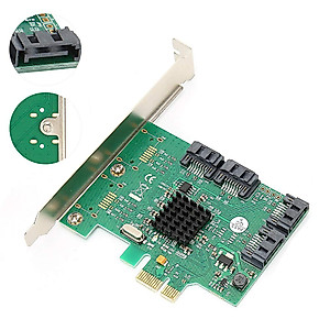 Hard Disk Expansion Card,Hard Disk Expansion Card PCIE SATA? 88SE9215 Portable Computer Accessories 6Gbps 2.0?Channel,Hard Drive Controller Card