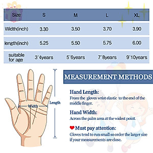 Cevapro Kids Winter Gloves Waterproof Ski Thermal Gloves Touchscreen Ski Warm Gloves for Kids Boys Girls Children Skiing Cycling