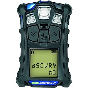 MSA 10179330 ALTAIR 4XR Multi-Gas Detector - (LEL, O2, H2S, CO-H2), Color: Charcoal, Portable Gas Monitor, Durable, Handheld, UL/CSA Approval, Instrument Only