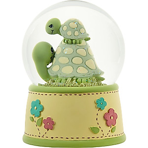 Precious MomentsTurtle Musical Snow Globe | Turtle-y Love You Resin/Glass Musical Snow Globe Nursery Decor | Hand-Painted