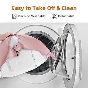 Jaoul Electric Baby Swing with Bluetooth, Remote Control, Music, 5 Swing Speeds, Harness - For Infants