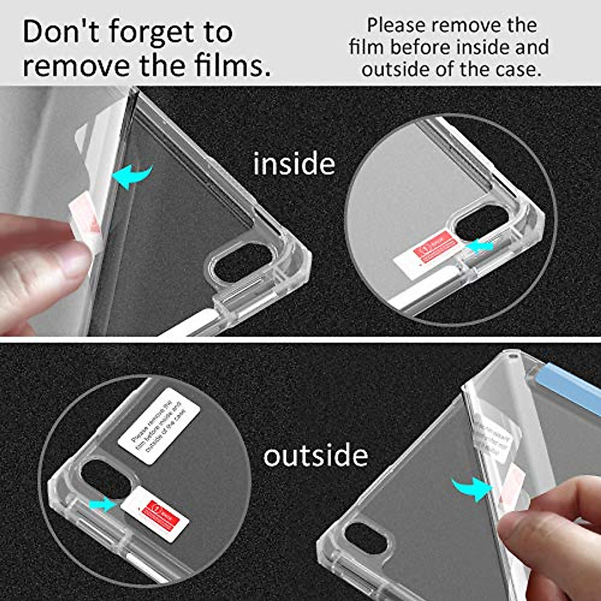 Hoidokly iPad Mini 6 Case 8.3 Inch 2021, iPad Mini 6th Generation Case Clear, Hard Back Cover Cases for 2021 iPad Mini 8.3" 6th Gen A2567 A2568 A2569 -Green