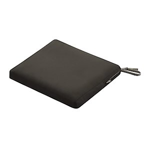 Classic Accessories Ravenna Water-Resistant 17 x 15 x 2 Inch Patio Seat Cushion, Espresso