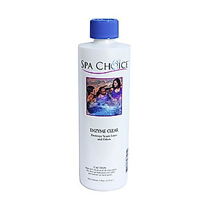 SpaChoice 472-3-1011 Enzyme Clear Cleaning Solution for Spas and Hot Tubs, 1-Pint