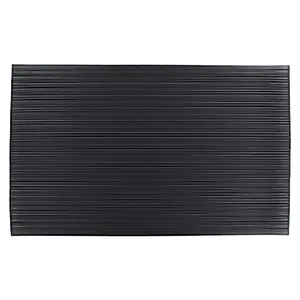 Guardian 24030502 Air Step Anti-Fatigue Floor Mat, Vinyl, 3'x5', Black, Reduces fatigue and discomfort, Can be easily cut to fit any space