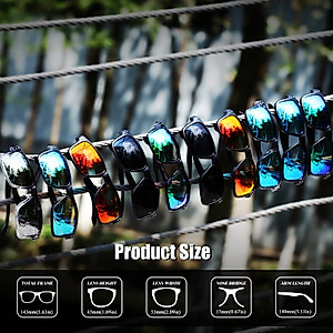 KUGUAOK Polarized Square Sunglasses For Men and Women Matte Finish Sun Glasses UV Protection Glasses