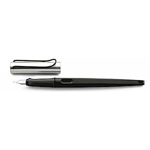 Lamy 1.1mm Nib Joy AL Fountain Pen, Black/Silver (L11-1.1)