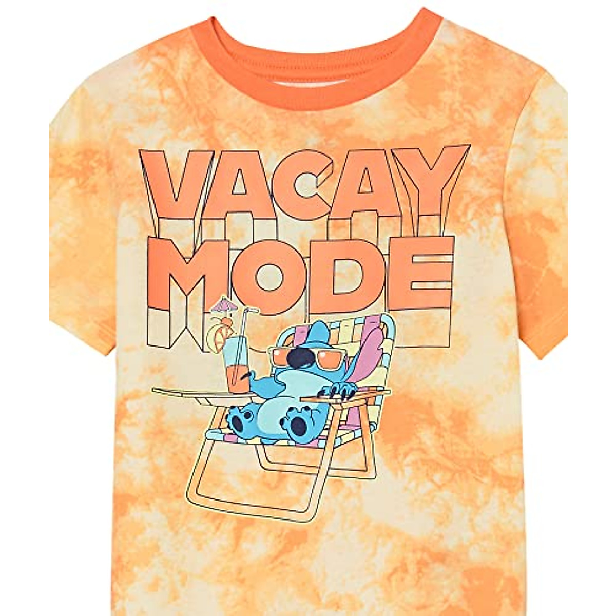 Amazon Essentials Disney | Marvel | Star Wars Toddler Boys' Short-Sleeve T-Shirts (Previously Spotted Zebra), Pack of 4, Stitch Beach, 4T