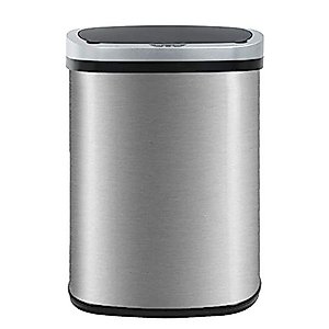 New 13-Gallon Touch Free Sensor Automatic Touchless Trash Can Kitchen