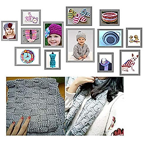 94 PCS Knitting Tool Accessory Kit Sewing Knitting Crochet Accessories Supplies Tools Needles Kit Crochet Starter with Stitch Holders Lock Markers Ring Markers Knitting Sewing Needles Scissors Cable