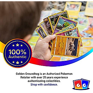 Holo Rare Card Bundle | 100+ Authentic Cards | Bonus 5 Rare Cards | Plus 5 Holo Rares or Reverse Holos | GG Deck Box Compatible with Pokemon Cards