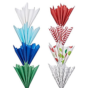 American Greetings 200 Sheet Bulk Winter Assortment Christmas Tissue Paper for Birthdays and All Occasions