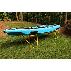 Suspenz Kayak Canoe Stands Foldable, Portable, Big Catch Super Duty Work Stations with Slings, Model (55-0130)