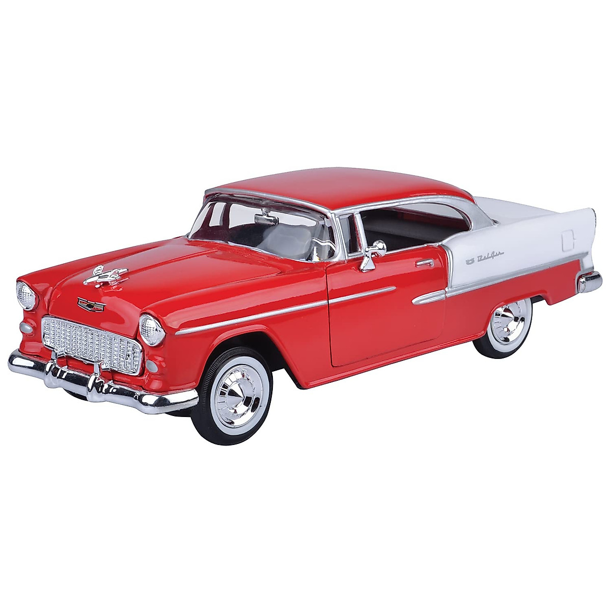 1955 Chevy Bel Air, Red - Showcasts 73229-1/24 Scale Diecast Model Toy Car, but NO Box