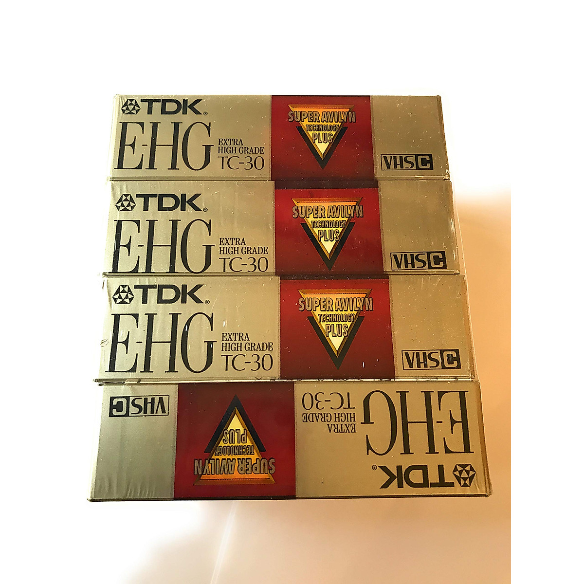 TDK TC-30 EHG VHS-C VIDEOCASSETTE NEW 3 pcs VIDEO TAPE VHSC EXTRA HIGH GRADE