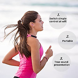 QINCHUANG Bluetooth Headphones 5.3 Wireless Earbuds IPX5 Waterproof & 12Hrs Long Battery Stereo Bass Earphones with UBS Body Running Headset with Gift Box Packaging for Workout Gym Sports Gift Black