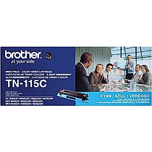 Brother TN115BK, TN115C, TN115M, TN115Y High Yield Black, Cyan, Magenta and Yellow Toner Cartridge Set