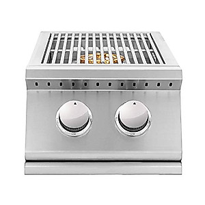 Summerset Sizzler Built-in Natural Gas Double Side Burner - Sizsb-2-ng