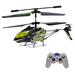 GoolRC RC Helicopter, Remote Control Helicopter with Gyro and Light, S929-A 3.5 Channel Mini Helicopter for Kids and Beginners (Green)